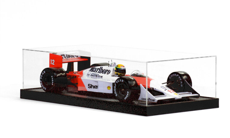 Model F1 Car in a Custom Display Case - Regent Print and Frame